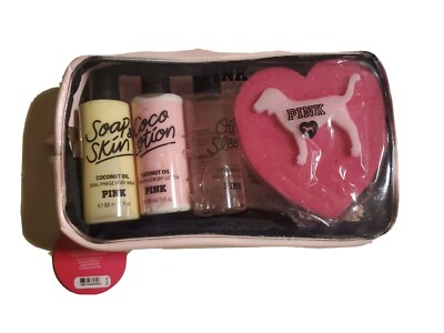 Victoria's Secret Pink Coco 5 Pc Coconut Oil Mini Body Care Gift Set ...