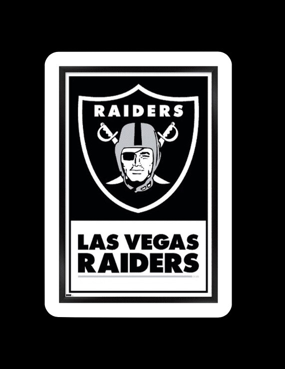 LAS VEGAS RAIDERS Logo Sticker Bat Stickers Car NFL Football Decal | eBay