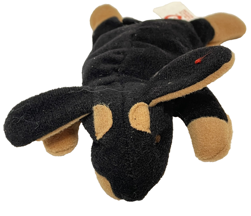 Vintage 1993 TY Teenie Beanie Babies Doby the Doberman Mini Plush 5.5 ...