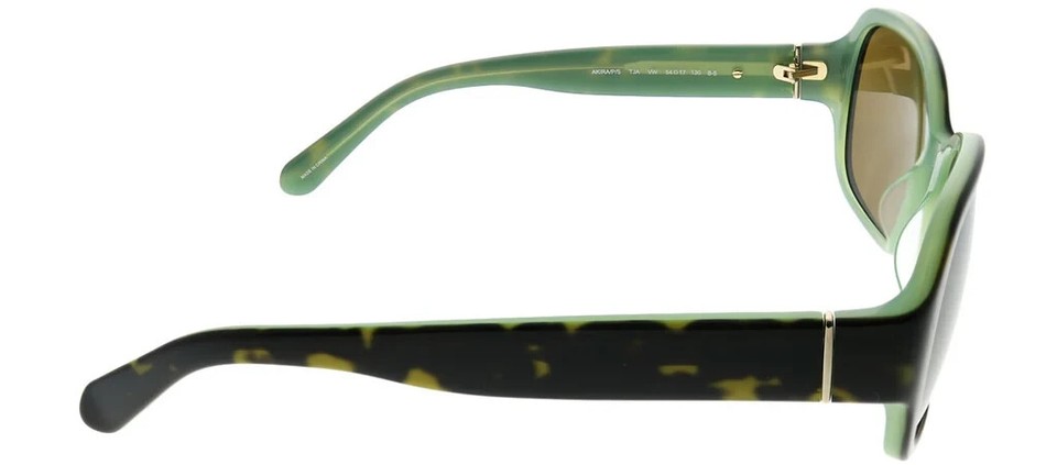 New Women Kate Spade Akira/P/S Sunglasses OTJA/VW Havana Green Lens ...
