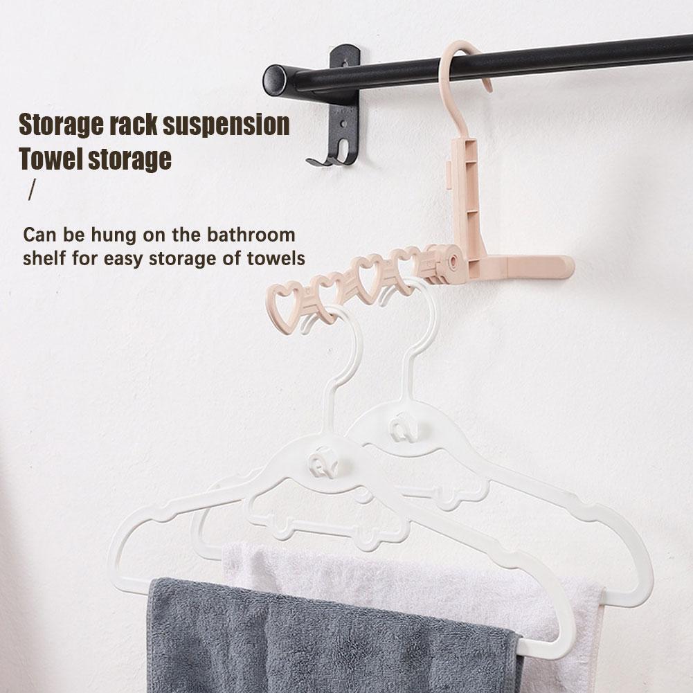 Foldable 4-hole Drying Rack Portable Travel Hotel Clothes Hanger Racks ...