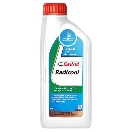 Antifreeze Castrol RADICOOL BLU Concentrate Liquid Radiator Astm D3306 ...