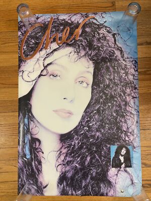 1987 Vintage Cher Promo Poster Geffen Records | eBay