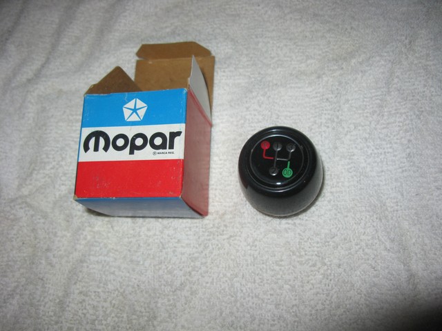 NOS Mopar Overdrive Shifter Knob Dodge Dart Plymouth Duster D150 RAM ...