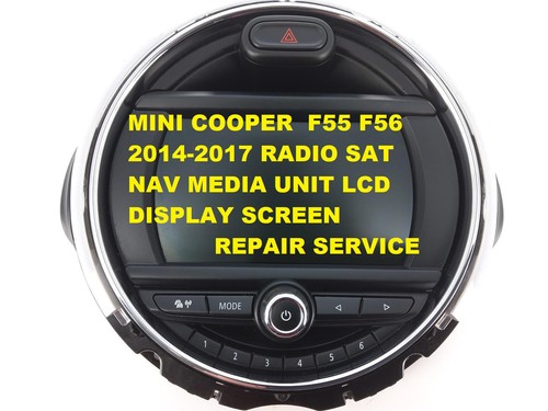 MINI COOPER 2014-2017 RADIO SAT NAV MEDIA LCD DISPLAY SCREEN REPAIR ...
