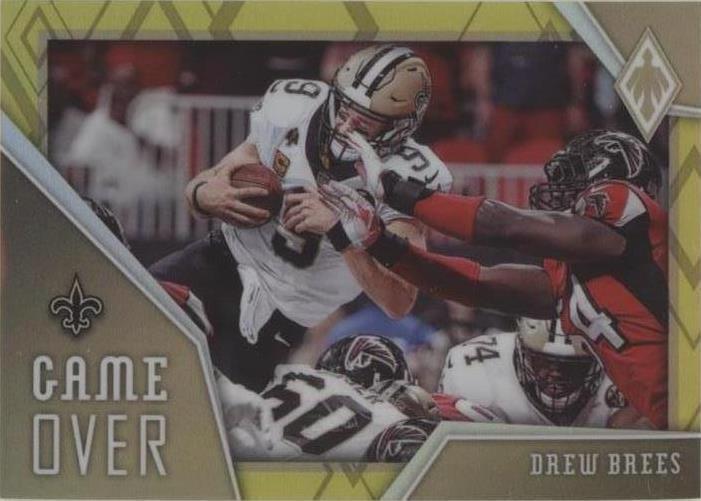 2020 Panini Phoenix - Game over Drew Brees #5 Yellow /75 for sale ...