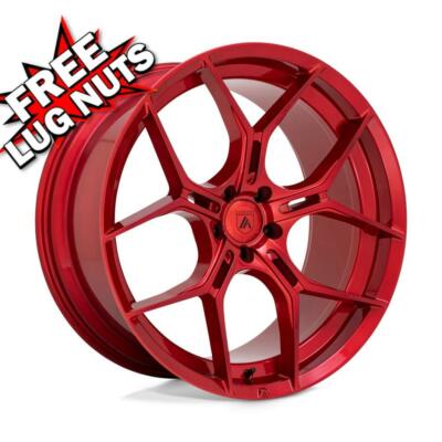 22 inch 22x9 Asanti ABL37 Monarch Candy Red wheels rims 5x4.5 5x114.3 ...