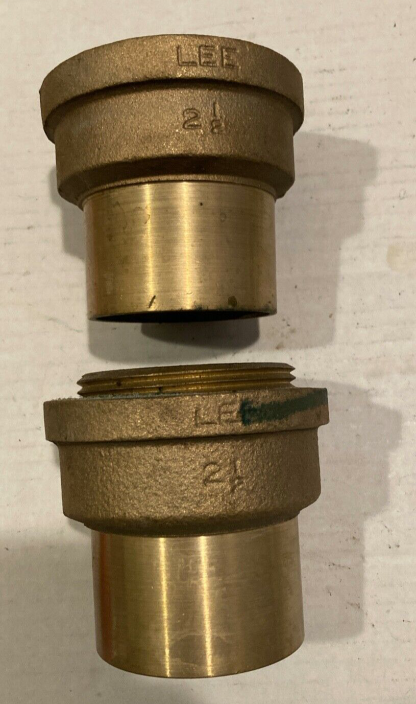 (1) 2- 1/2" BRASS CAP CLEAN OUT WITH CAP | eBay