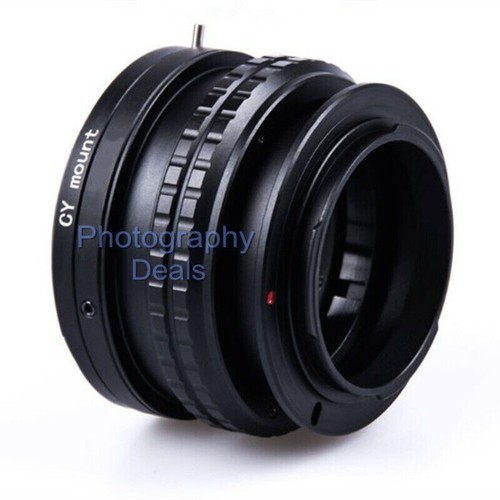Adjustable Focus Helicoid Macro Tube Adapter for Contax/Yashica to EF-M ...