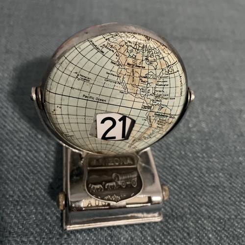 Vintage Metal Flip Calendar World Map Perpetual Calendar | eBay