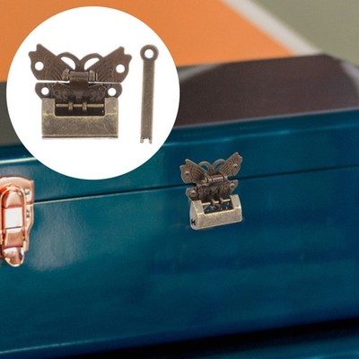 Chinese Style Decorative Lock Jewelry Box Latch with Lock for Wooden ...