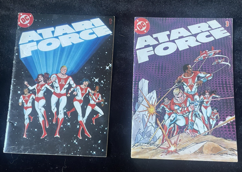 2- 1982 Vintage Atari Force Comics #1 & #3 | eBay