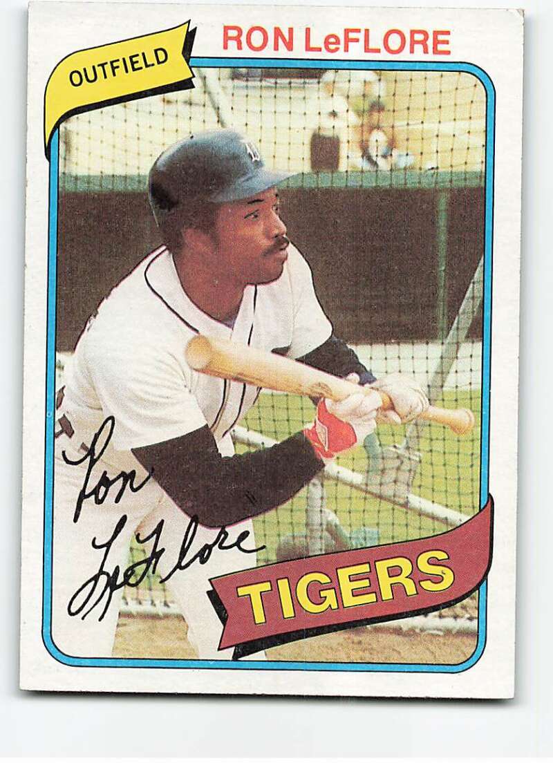 1980 Topps #80 Ron LeFlore EX/NM Tigers ID:114427 | eBay
