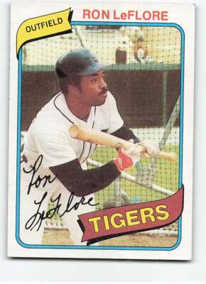 1980 Topps #80 Ron LeFlore EX/NM Tigers ID:114427 | eBay