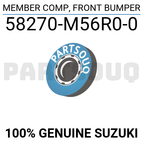 58270M56R00 Genuine Suzuki MEMBER COMP, FRONT BUMPER 58270-M56R0-0 | eBay