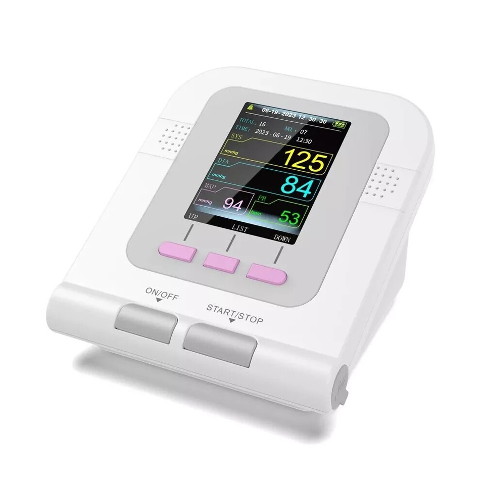 FDA Digital Blood Pressure Monitor upper Arm NIBP Machine Adult ...
