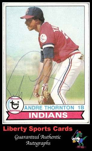1979 Topps Andre Thornton #280 Authentic Autographed Card Cleveland ...