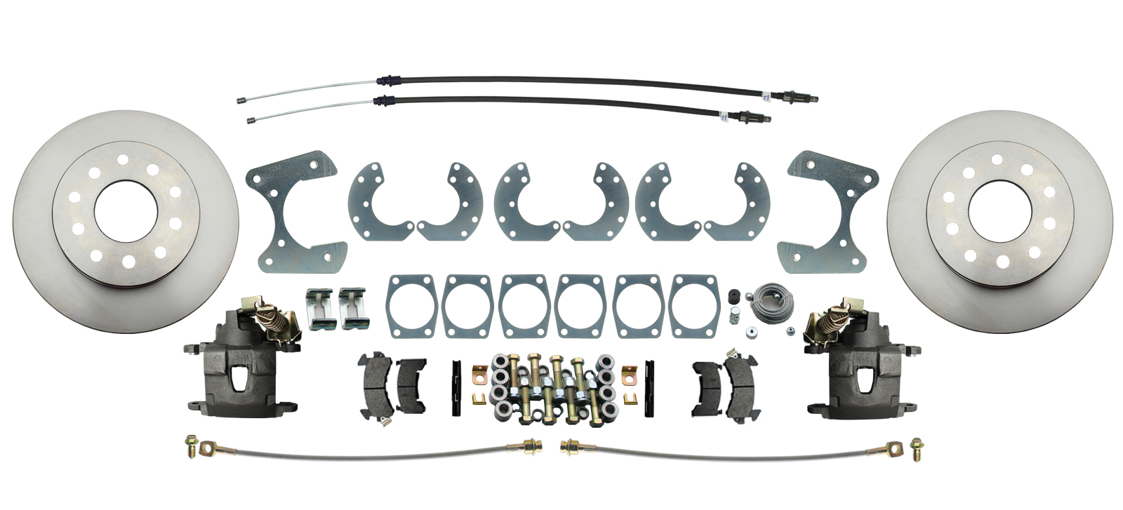 Ford 9" Rear Disc Brake Conversion Kit Complete W/ Disc Disc Master ...