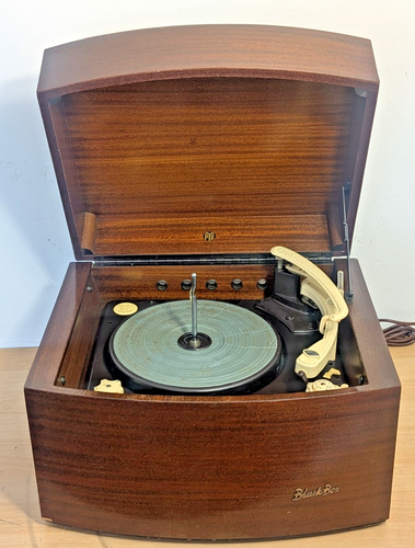PYE Box Record Player - Garrard RC 120 MK II Turntable Deck - 1950's ...