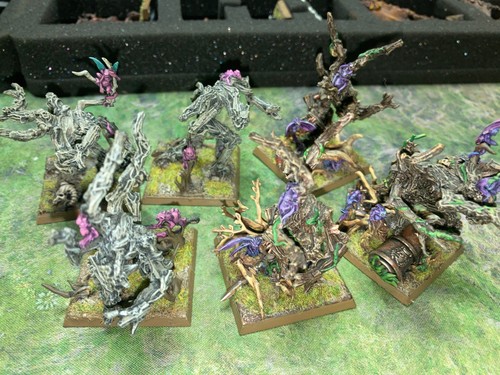 Treekin x6 OOP Metal PAINTED Warhammer: The Old World / Wood Elf Realms ...