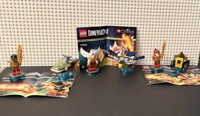 Lego Dimensions Chima Lot Laval Eris Cragger Fun Pack 71222 71232 71223 ...