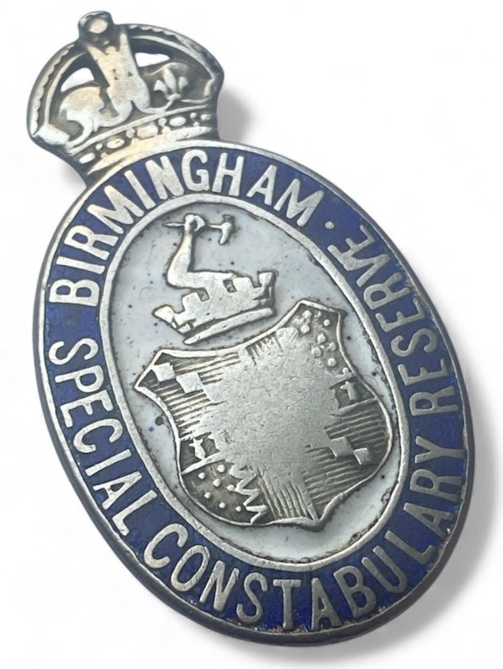 WW2 Era Birmingham Special Constabulary Reserve Badge - By J R Gaunt ...