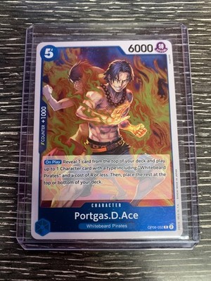 One Piece TWO LEGENDS - PORTGAS.D.ACE #OP08-052 - Foil | eBay