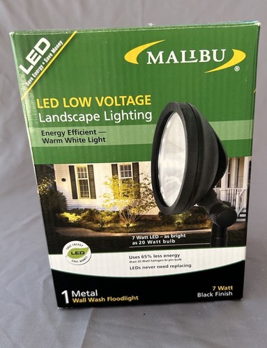 Malibu LED Low Voltage Landscape Light. Wall Wash Floodlight 7 Watt ...