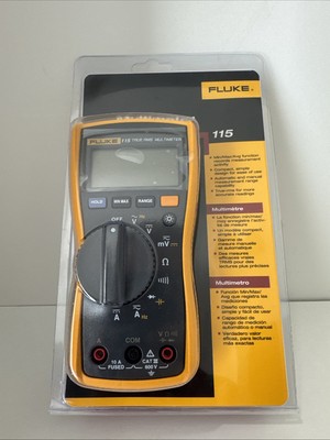 Fluke 115 Compact True-RMS Field Technicians Digital Multimeter ...