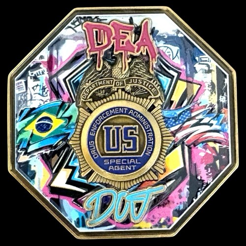 DEA Drug Enforcement Administration São Paulo Brazil Challenge Coin | eBay