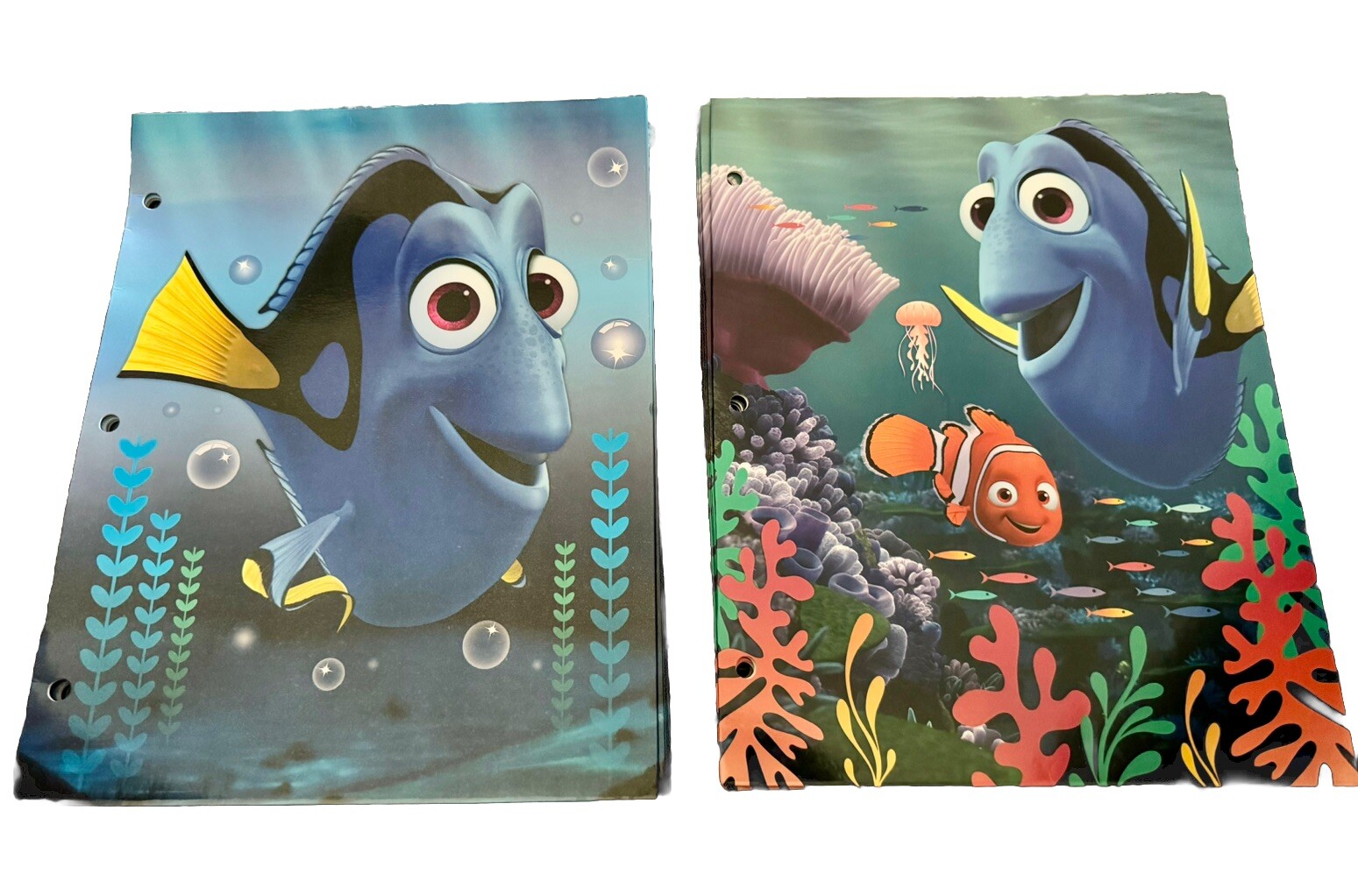 Disney Pixar Finding Dory Back To 2 Pocket Portfolio Folder Set Of 2 ...