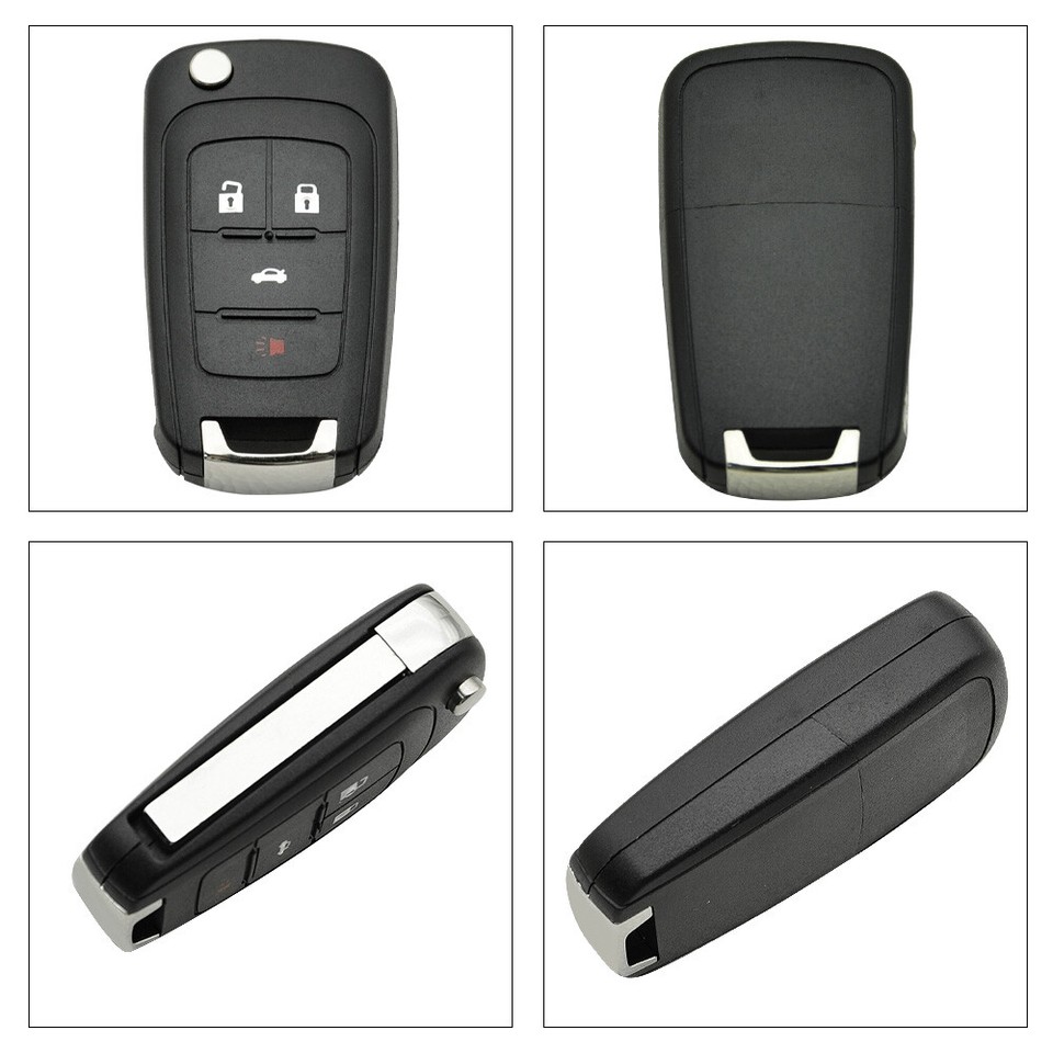 2 New Replacement Keyless Entry Car Remote Flip Key Fob Control for ...