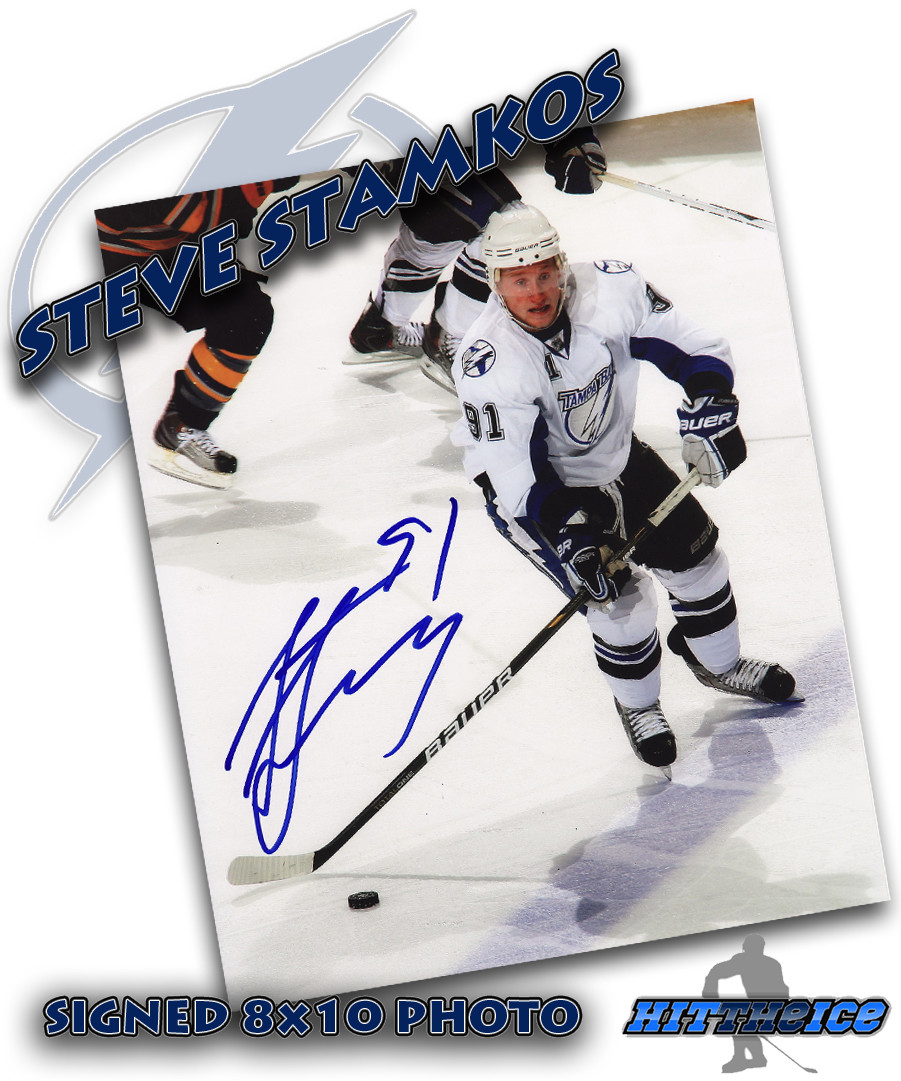 STEVEN STAMKOS Signed TAMPA BAY LIGHTNING 8X10 photo w/COA #2 | eBay
