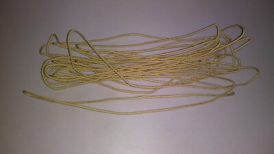 Vintage kirsch traverse rod 12 yard braided cord replacement, golden ...
