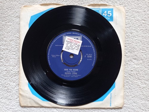 45T 7" RUSSELL STONE "Have you heard ?" DECCA F 13191 UK 1971 - | eBay
