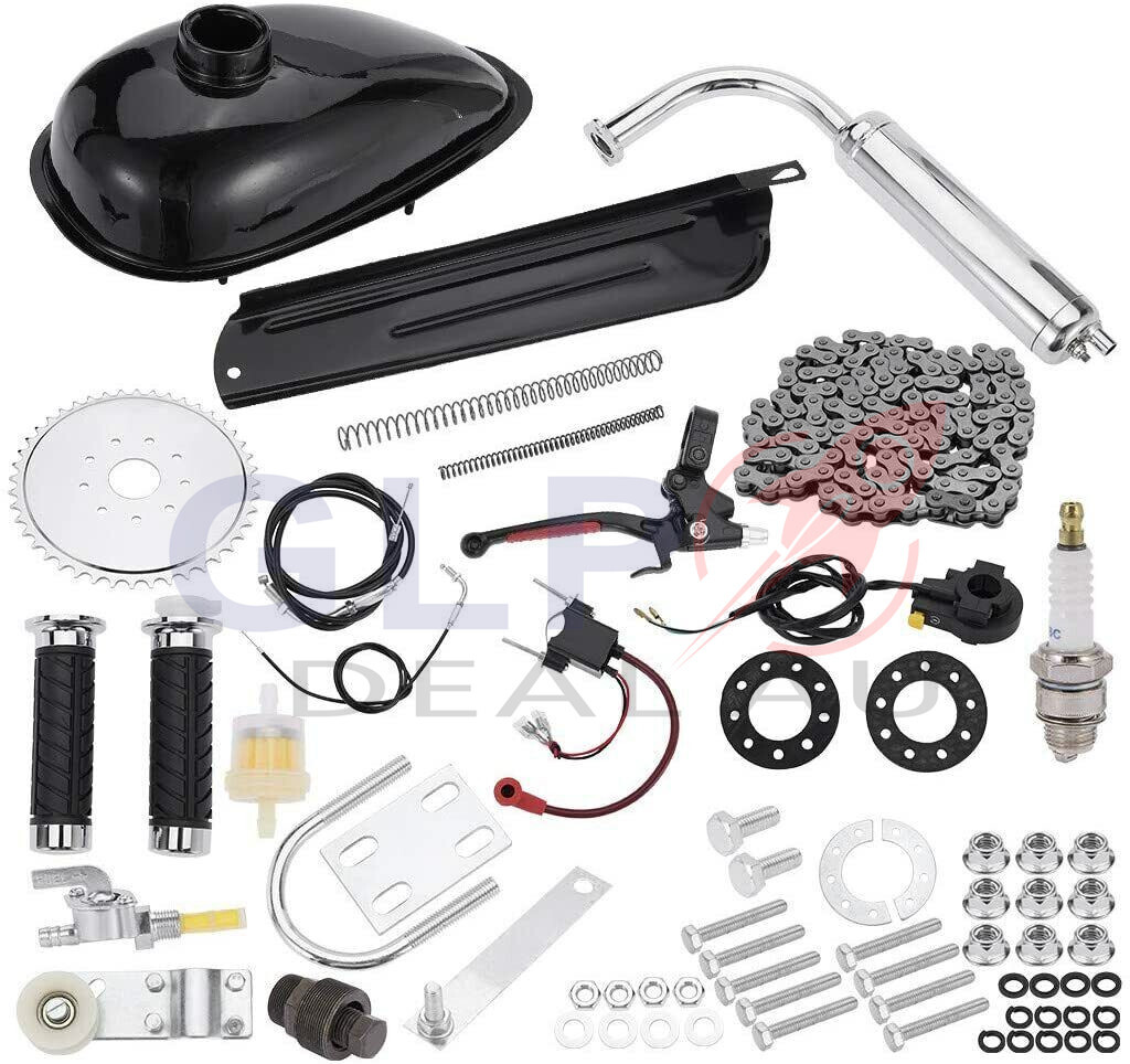 100CC Motorized Push Bike Motorised Bicycle Petrol Gas Motor Engine kit ...
