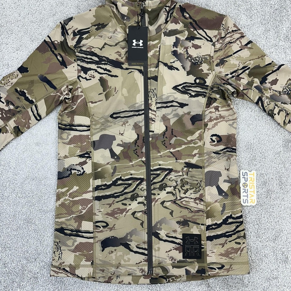 Under Armour Jacket Mens Small Barren Camo Ridge Reaper RR Base Hybrid ...