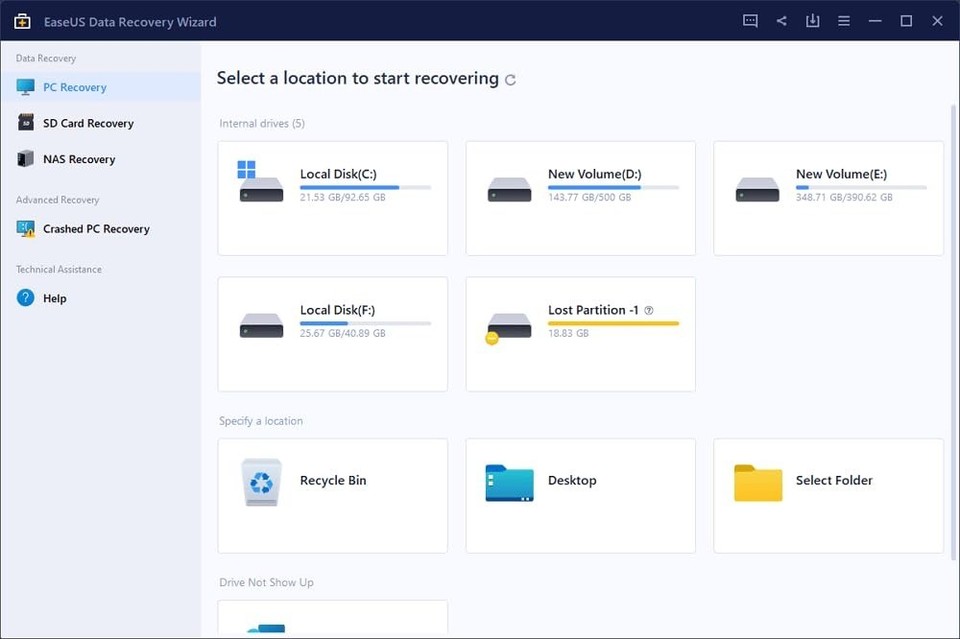 EaseUS Data Recovery Wizard Professional (Lifetime Upgrades) Actvation ...