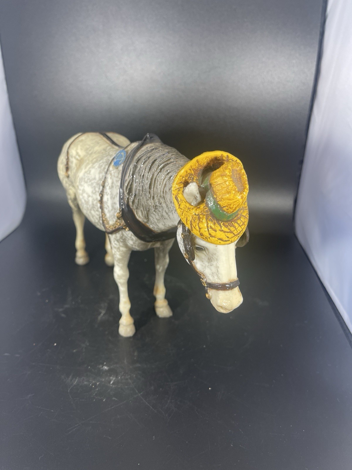 Breyer Horse Old Timer Glossy Dapple Grey #205 With Hat Traditional ...
