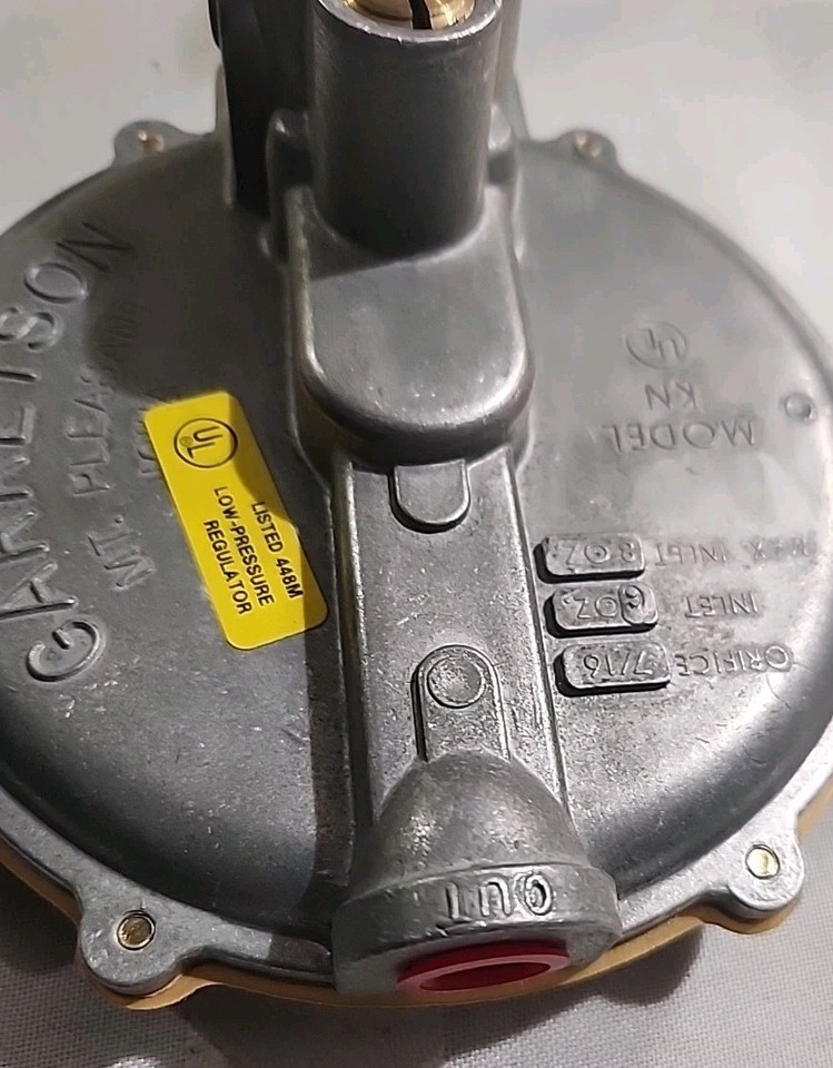 Kohler 500 Low Pressure Regulator Propane Natural Gas LP Garretson ...