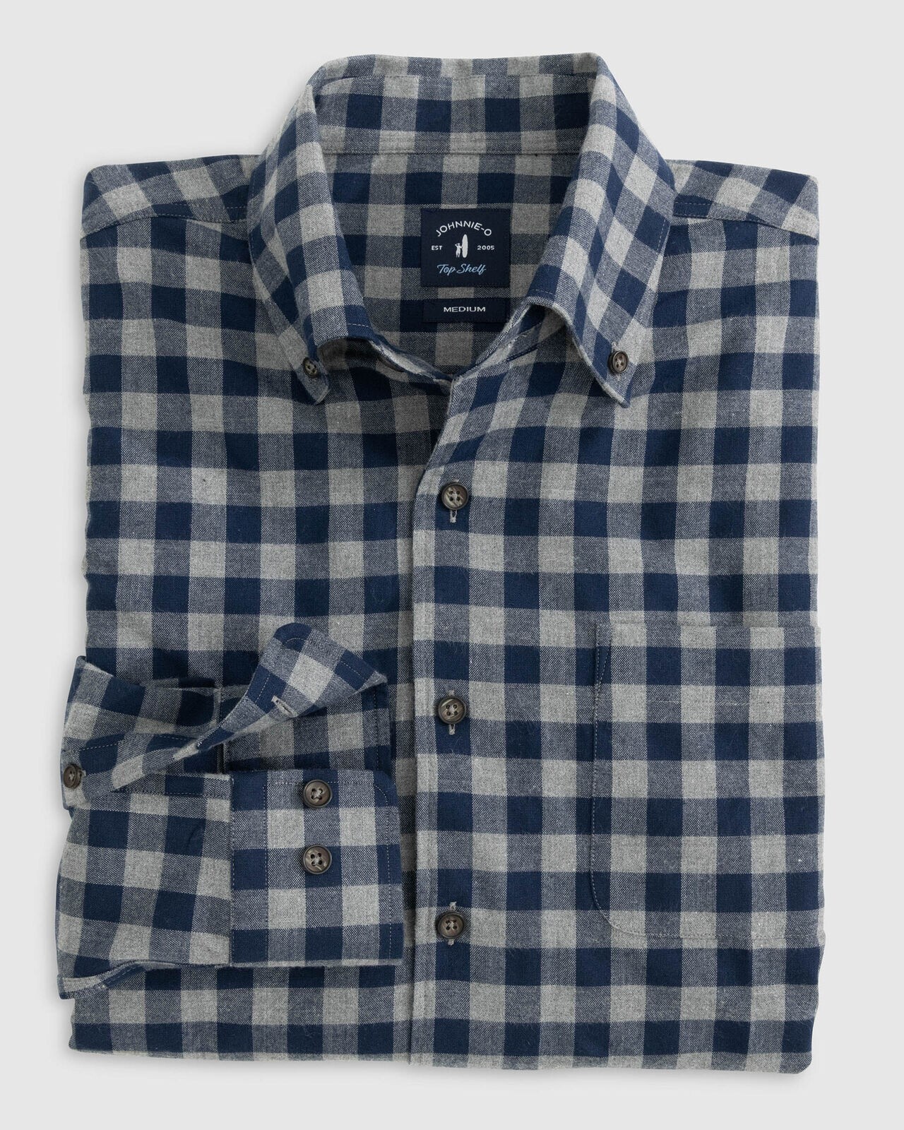 NWT JOHNNIE-O $168 HOYT TOP SHELF BUTTON DOWN SHIRT IN GRAY SZ S SMALL | eBay