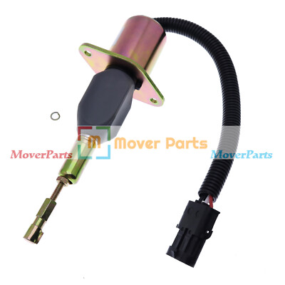 12V 3923680 3928160 3930233 Fuel Shutoff Solenoid forCummins 6BT 5.9L ...