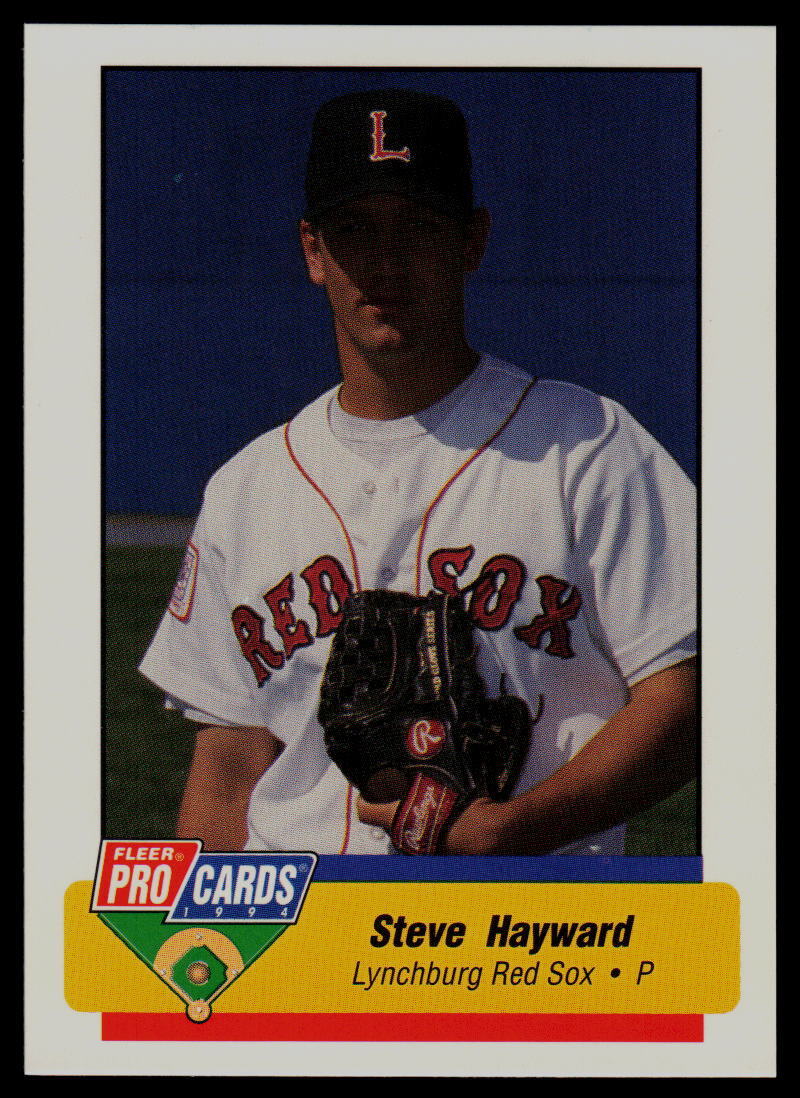 1994 Fleer ProCards Steve Hayward Lynchburg Red Sox | eBay