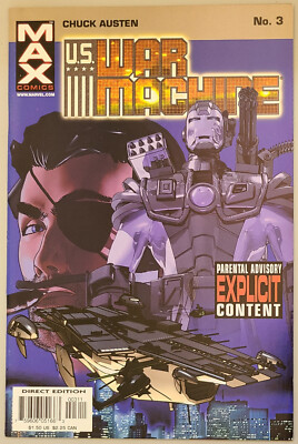 Marvel Max U.S. WAR MACHINE #3 (Nov 2001) Chuck Austen Victor Lopez | eBay