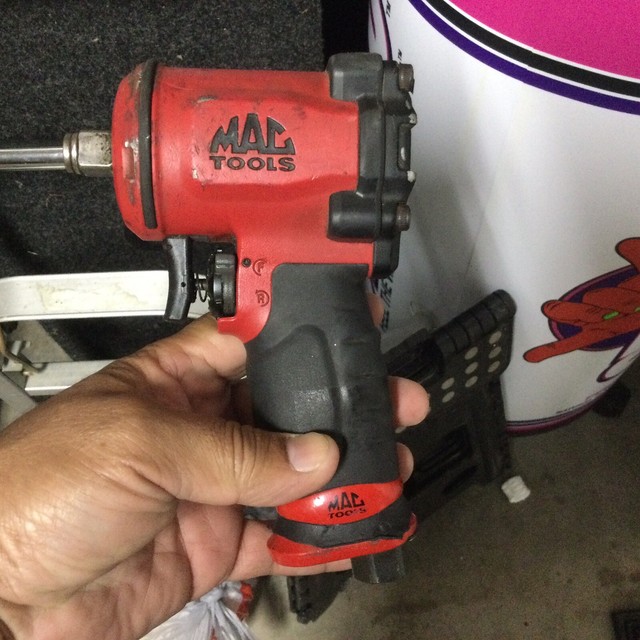 Mac Tools 1/2" Drive 10 000rpm Mini Air Pneumatic Impact Wrench AWP050M ...
