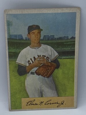 1954 Bowman Baseball Al Corwin Giants #137 Midgrade | eBay
