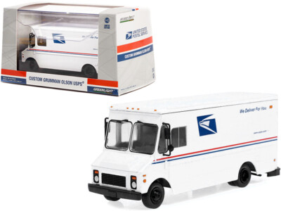 Grumman Olson Custom Delivery Truck White USPS United States Postal ...