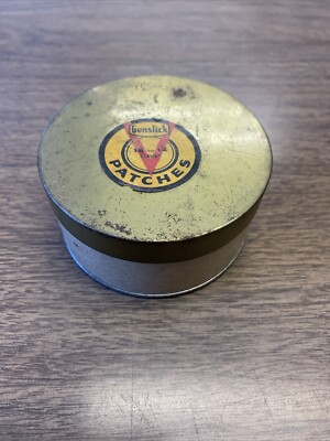 Vintage Gunslick 16 TO 12 GAUGE Gun Cleaning Patches Container WITH ...