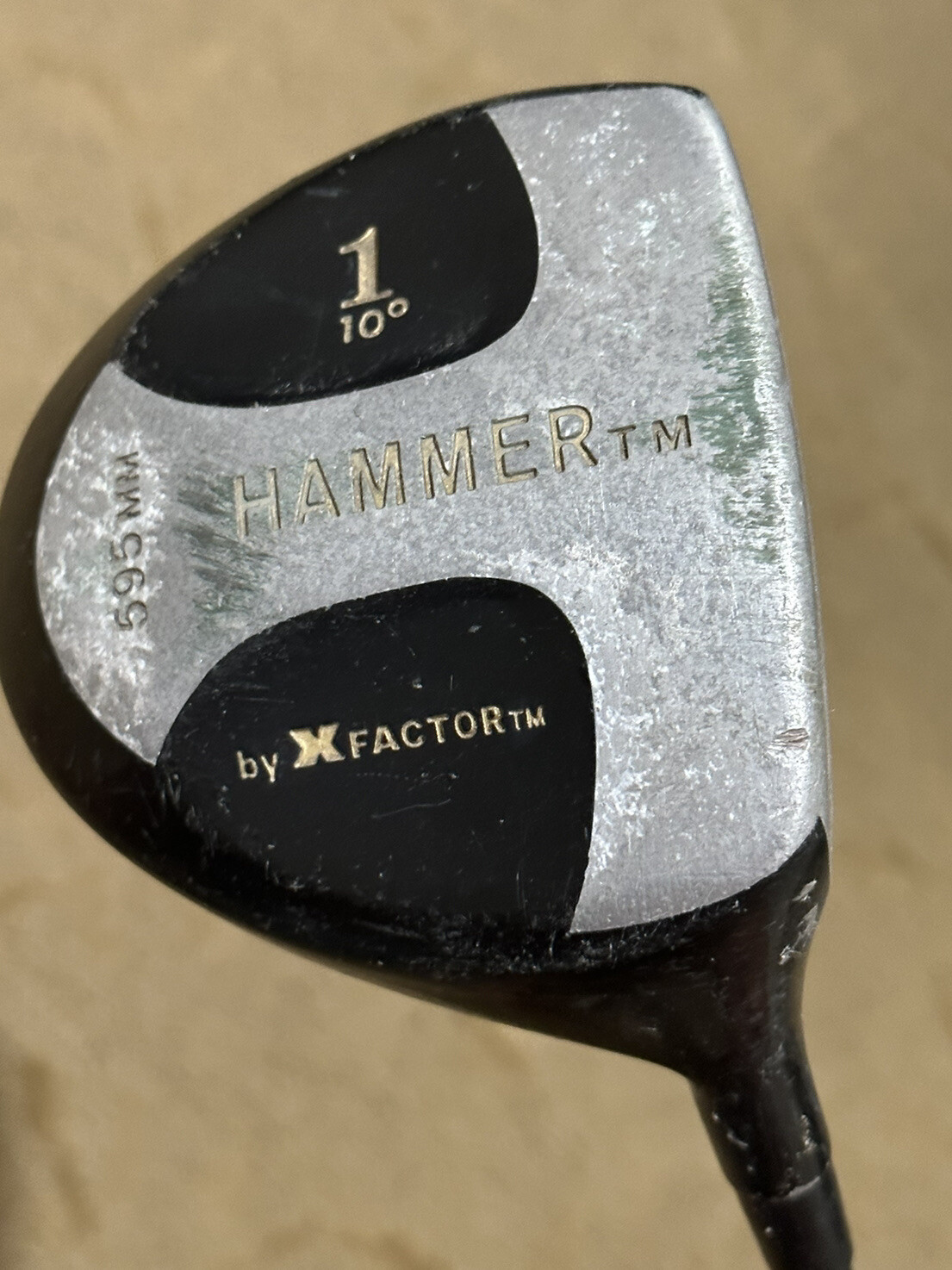 Hammer By X Factor 595mm 10 Degree Golf Driver Low Torque | eBay