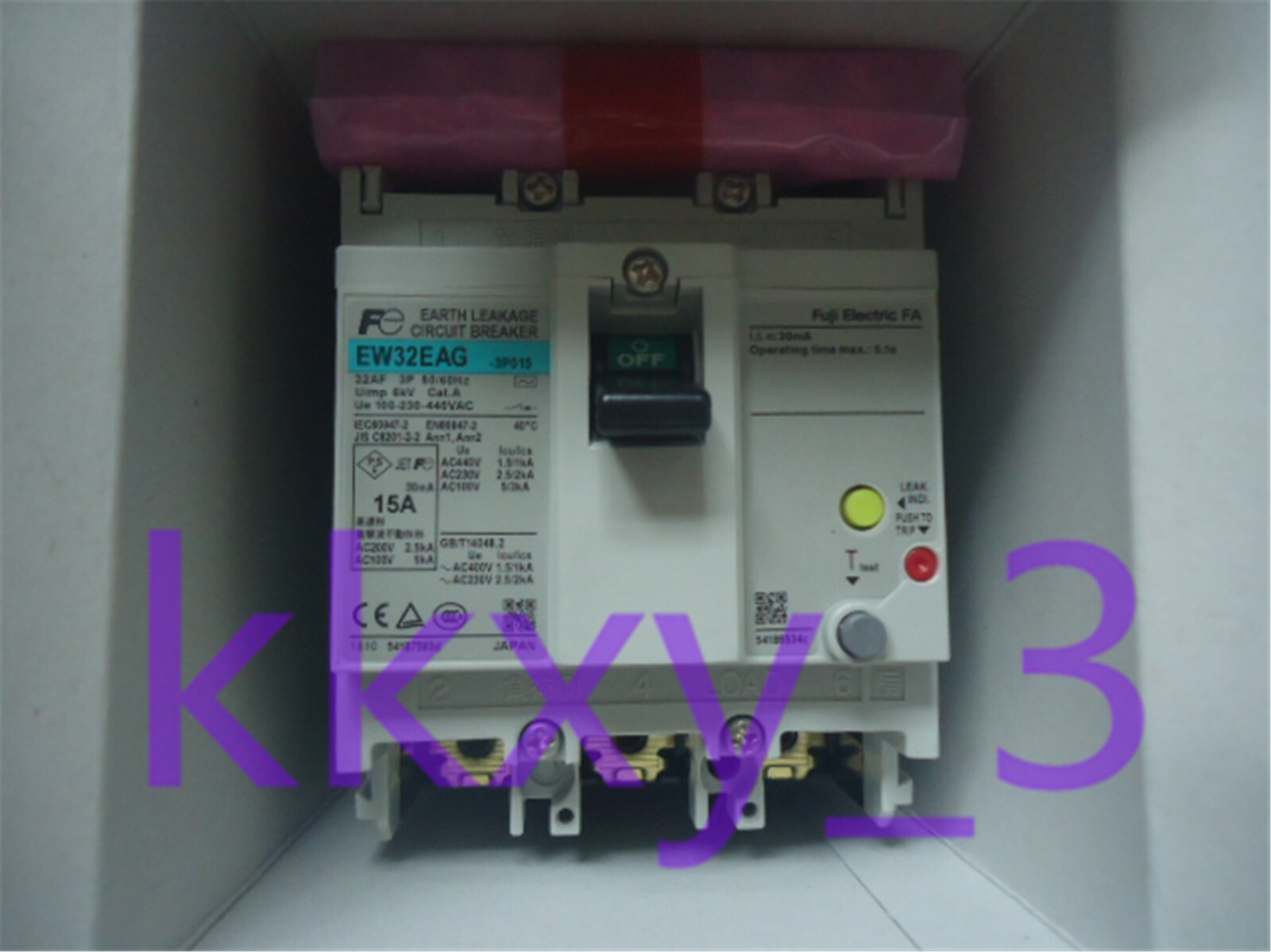 1 PCS NEW IN BOX Fuji EW32EAG-3P015B Leakage Circuit Breaker | eBay